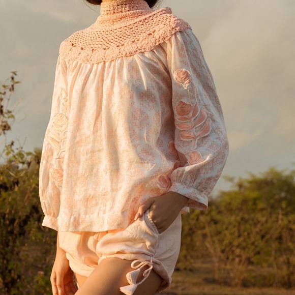 Innika Choo | Shorts | Innika Choo Peach Bloomers Shorts | Poshmark